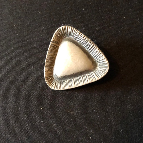 Jewelry | Vintage Dark Triangle Pin | Poshmark